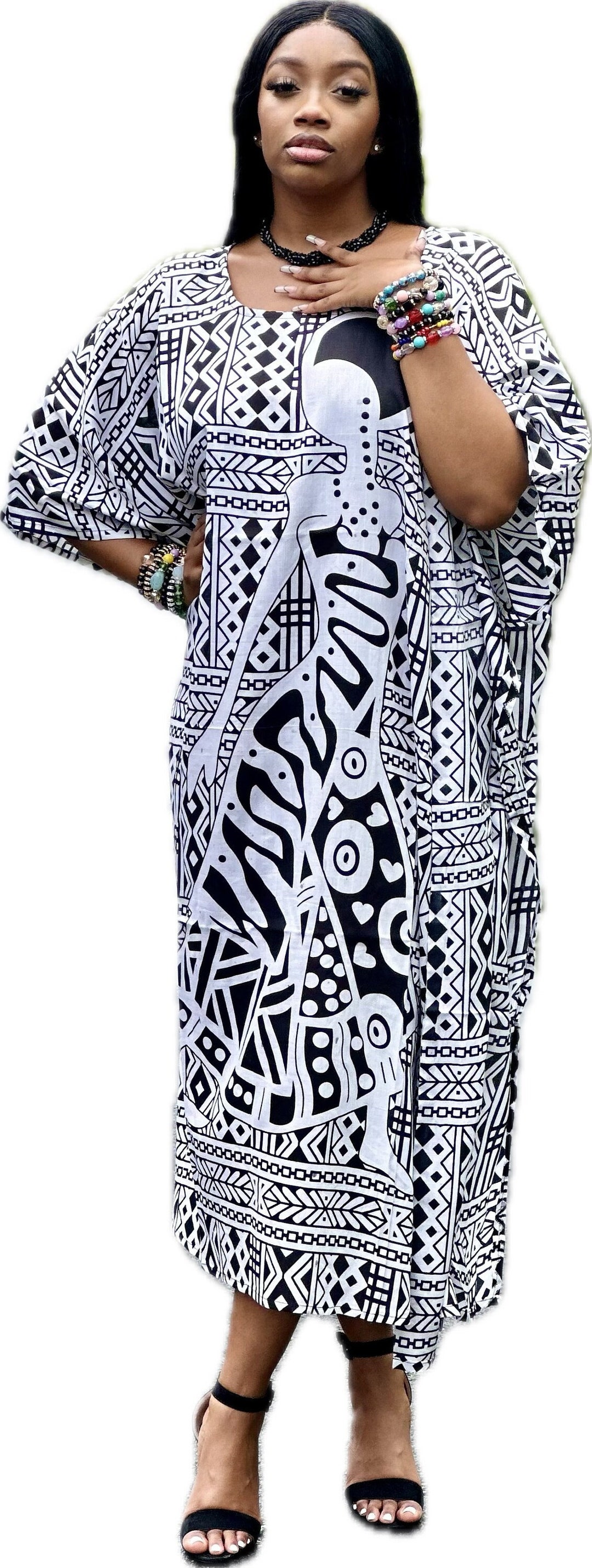 Ukal Women's Rayon Maxi Nightdress Long Nighty Sleepwear Casual Printed ...