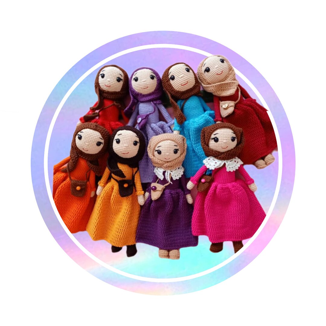 Hijab Doll, Islamic Doll, Muslim Doll, Amigurumi Doll for Sale, Eid ...
