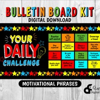 Motivational Bulletin Board Kit for School Hallway, Today is a Good Day ...