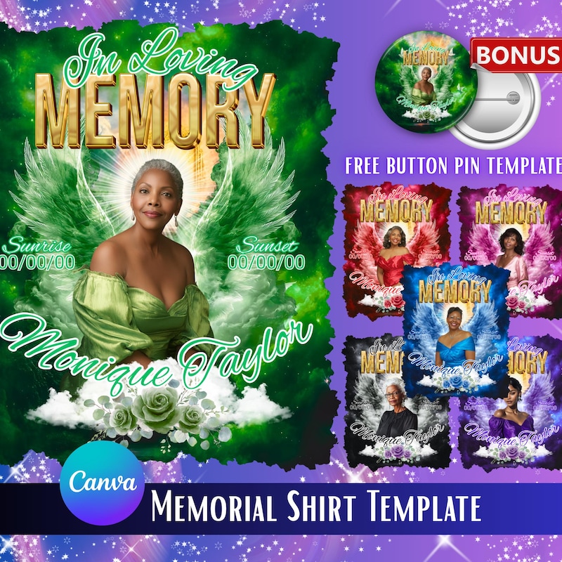 Green and Cream Memorial - Etsy