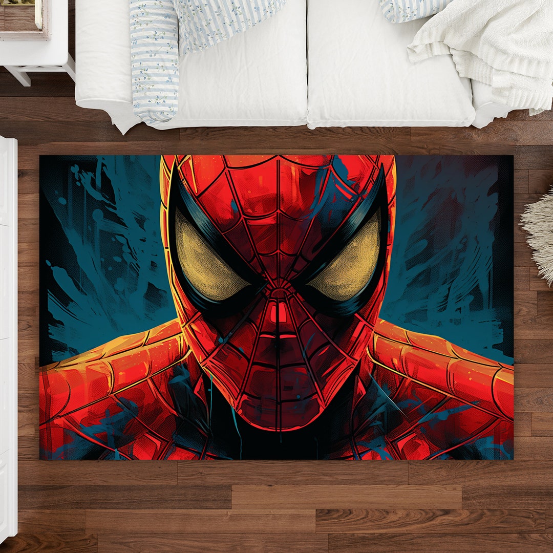 Spiderman Rug,spiderman Fantastic Rug,spiderman Rug,kids Gift Rug ...