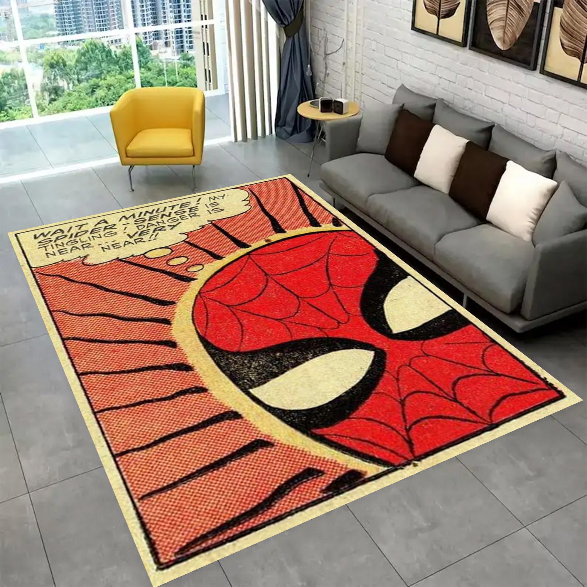 Spiderman Rug,spiderman Fantastic Rug,spiderman Rug,kids Gift Rug ...
