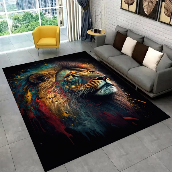 Lion Rug - Etsy