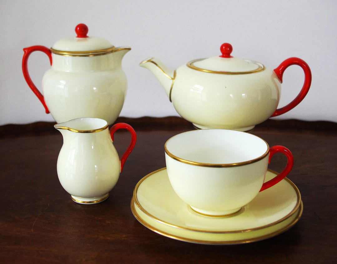 Wedgwood Early 1900s Art Deco Modern Design With Regency Notes - Tea ...