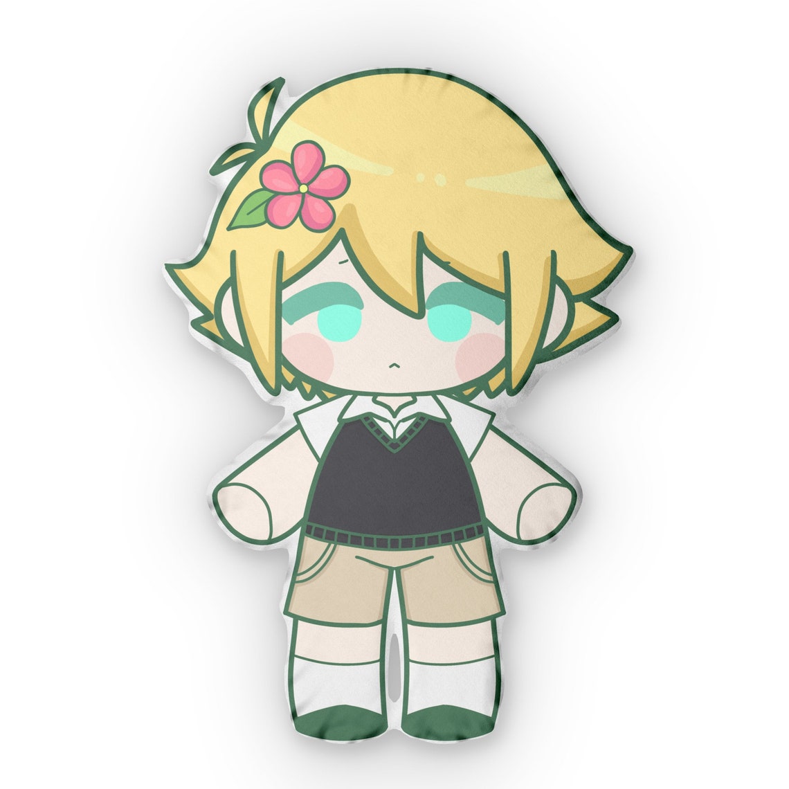 OMORI Basil Plush Pillow Pillow Custom Decor Plush Omori Merch Basil - Etsy