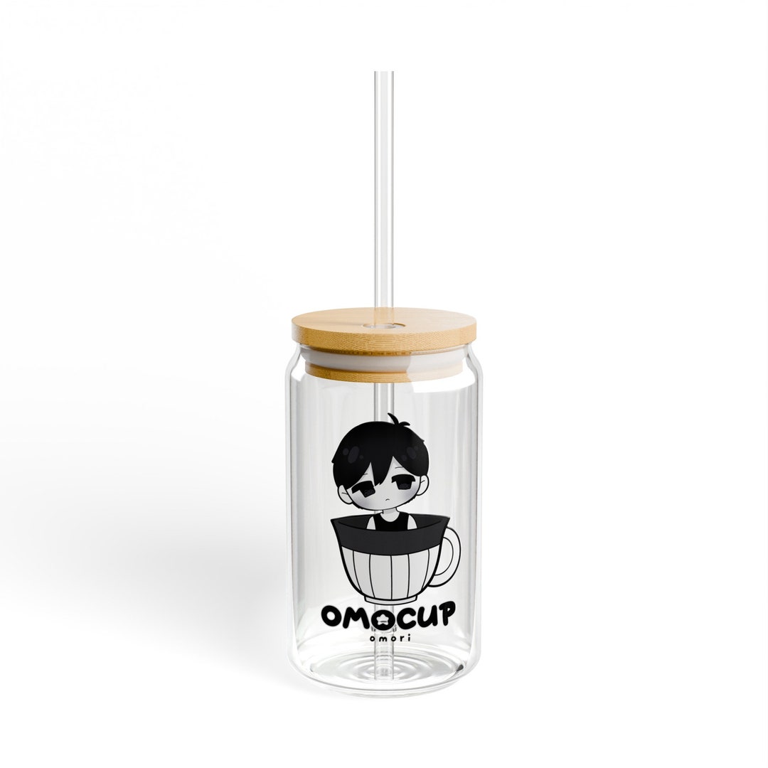 OMOCUP | **TWO DESIGNS | Omori Sipper Glass With Bamboo Lid | 16oz ...