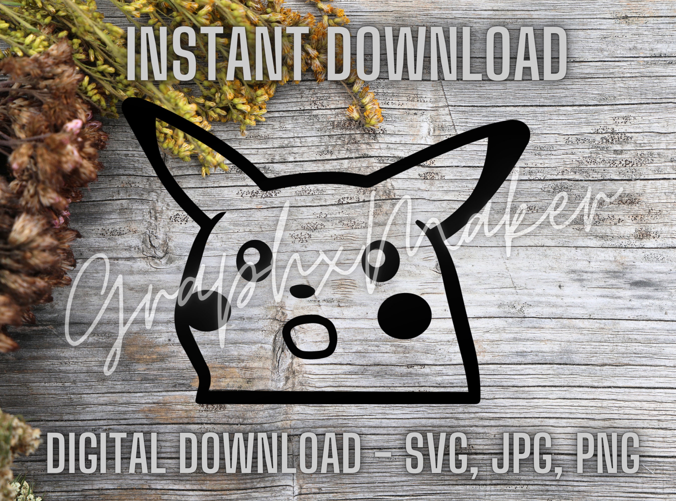 Pikachu Meme Face | Pikachu Surprised Pikachu Shocked Svg Jpg Png ...