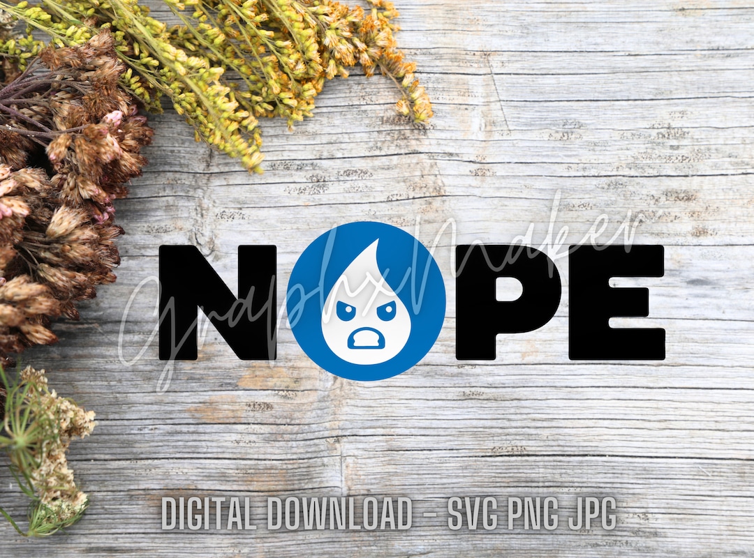 Magic the Gathering Nope Design SVG JPG PNG - Mtg - Magic Phyrexian ...