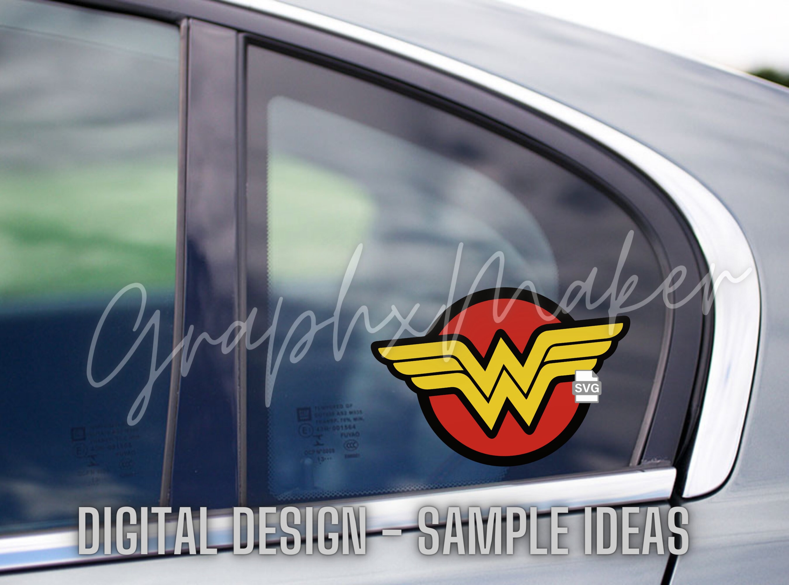 Wonder Woman Super Hero Icon SVG JPG PNG File Cut File for Cricut ...