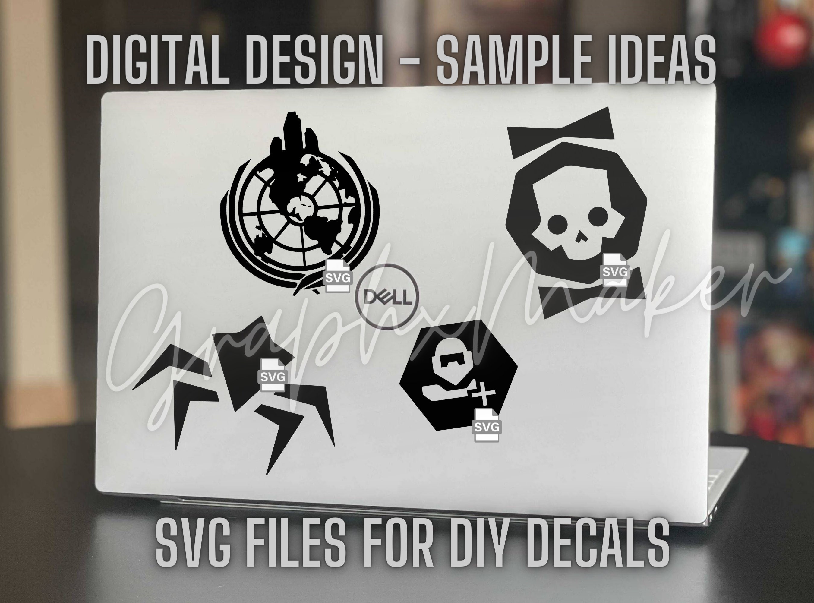 Helldivers Helldivers 2 Hell Divers 10 Design Bundle DIY Shirt Decal Stickers Design Vector ...