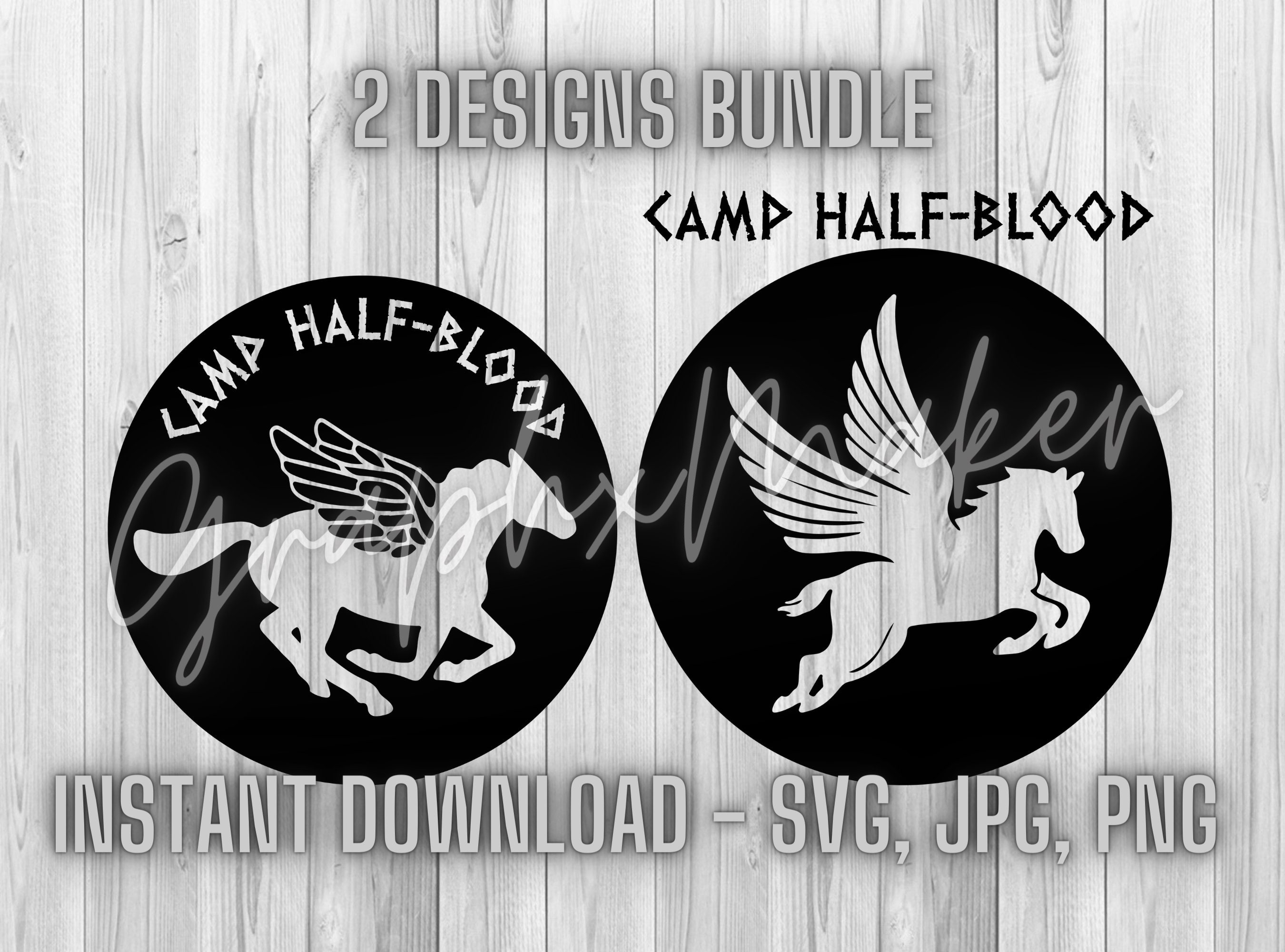 Camp Half-blood | SVG JPG PNG Digital Files | Diy Shirt | Clipart ...