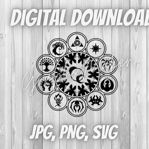 Magic Gathering Svg - Etsy
