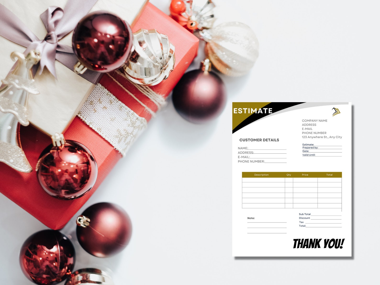 Job Estimate | Fully Editable CV | Editable Resume Template| Estimate ...