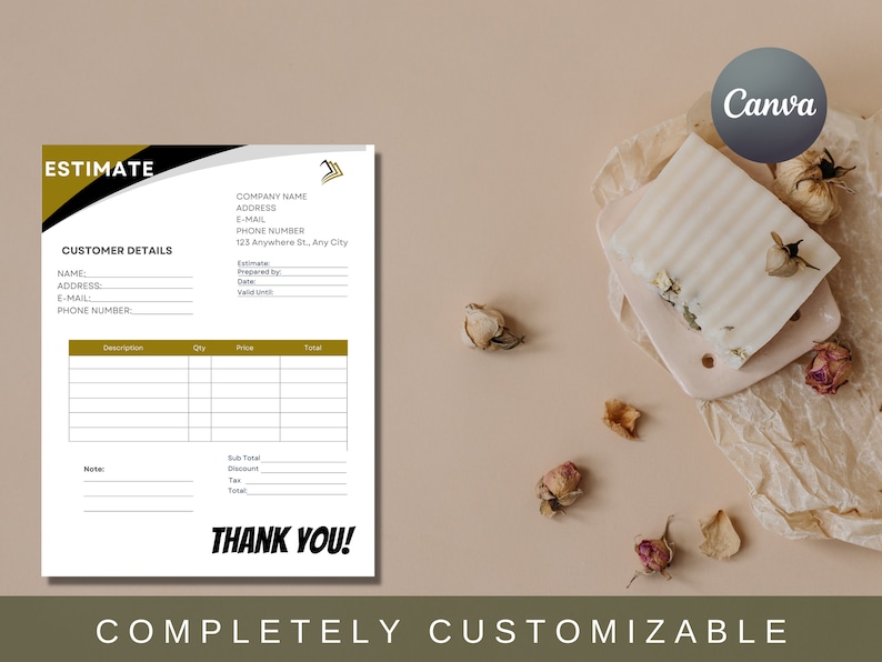 Job Estimate | Fully Editable CV | Editable Resume Template| Estimate ...