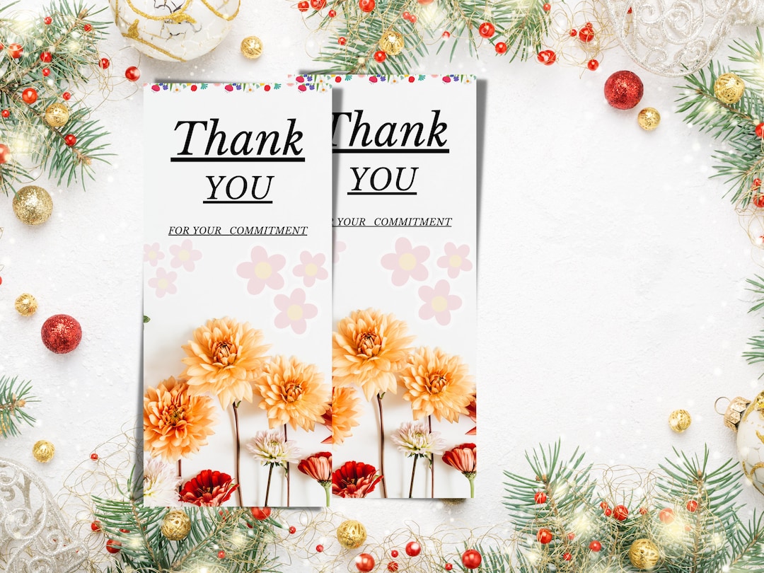 Thank You Card | Fully Editable | Editable Thank You Template Gift Card ...