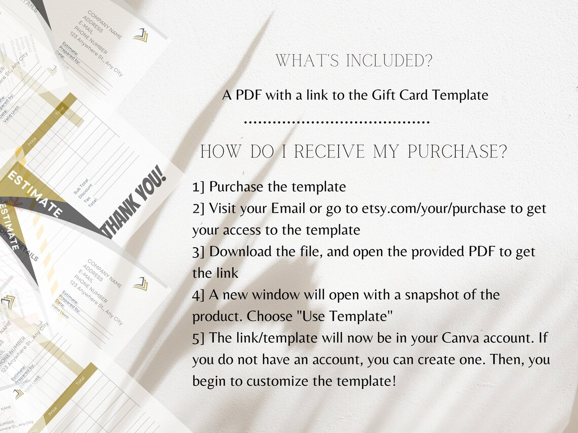 Job Estimate | Fully Editable CV | Editable Resume Template| Estimate ...
