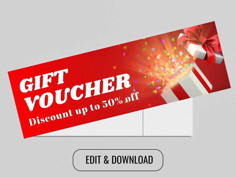 Editable Golden Ticket Gift Voucher Printable Christmas Gift Ticket ...