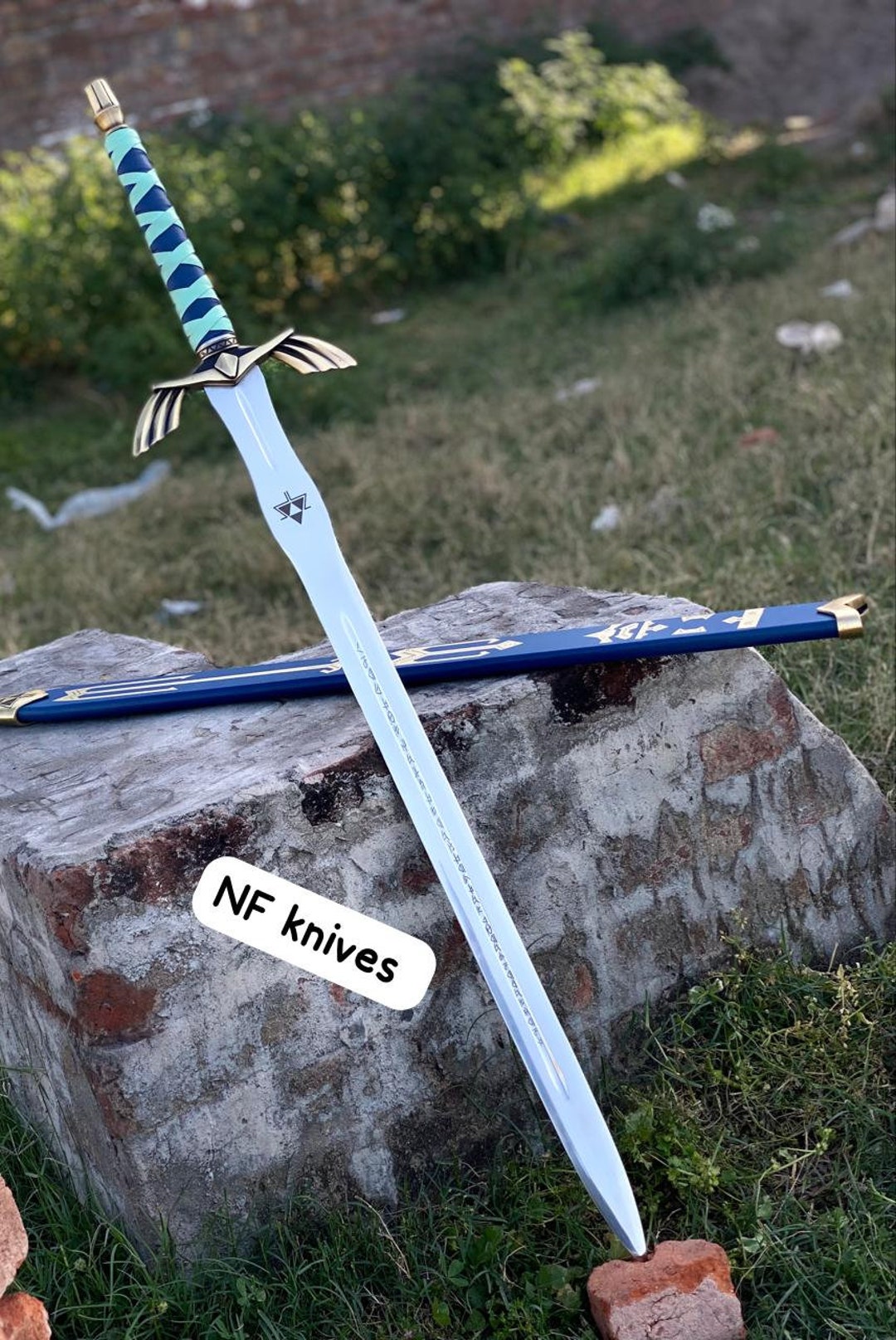 Legend of Zelda Sword, Zelda Hero Sword/ Handmade Engraved Sword With ...
