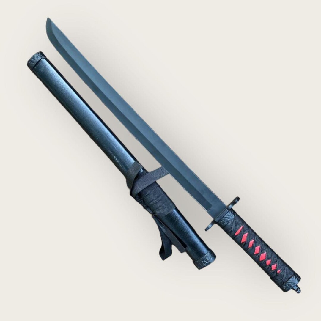26''sword-mini Samurai-katana Sword/hand Made Black Coated Mini Katana ...