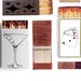 Vintage Matchbox Print, Martini Print, Trendy Matches Poster, Retro ...