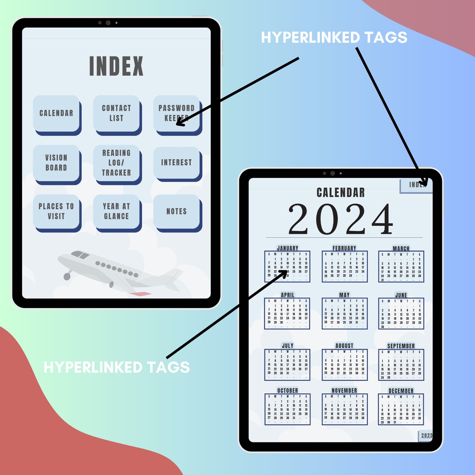 2024 Planner Printable, to Do List, 2024 Planner, 2024 Organizer ...