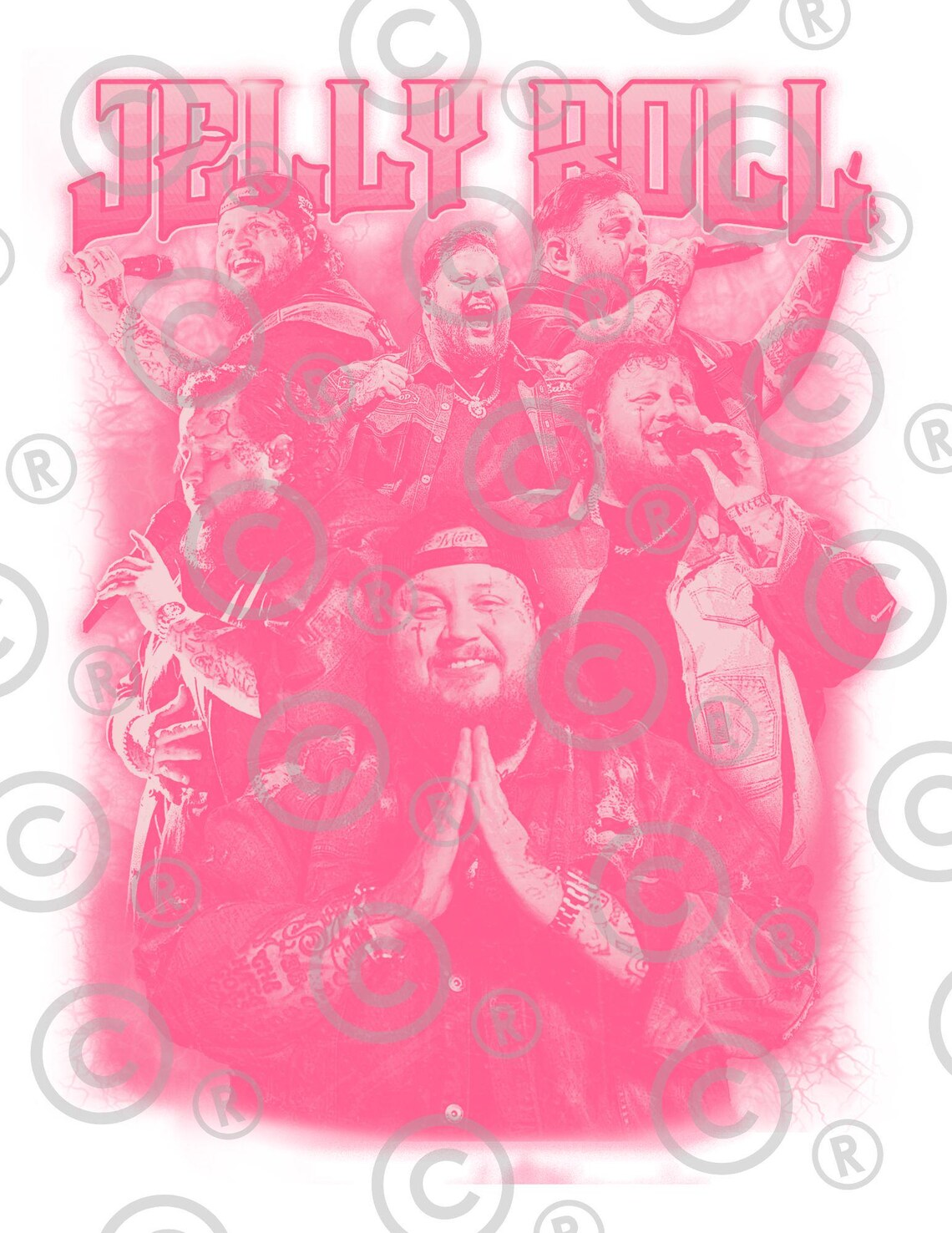Jelly Roll Png Digital Prints Blue and Pink - Etsy Canada