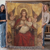 Mary Un Doer or Un Tier of Knots Tapestry Wall Hanging - Etsy