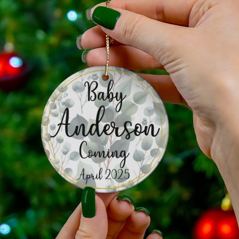 Expecting Ornament - Etsy