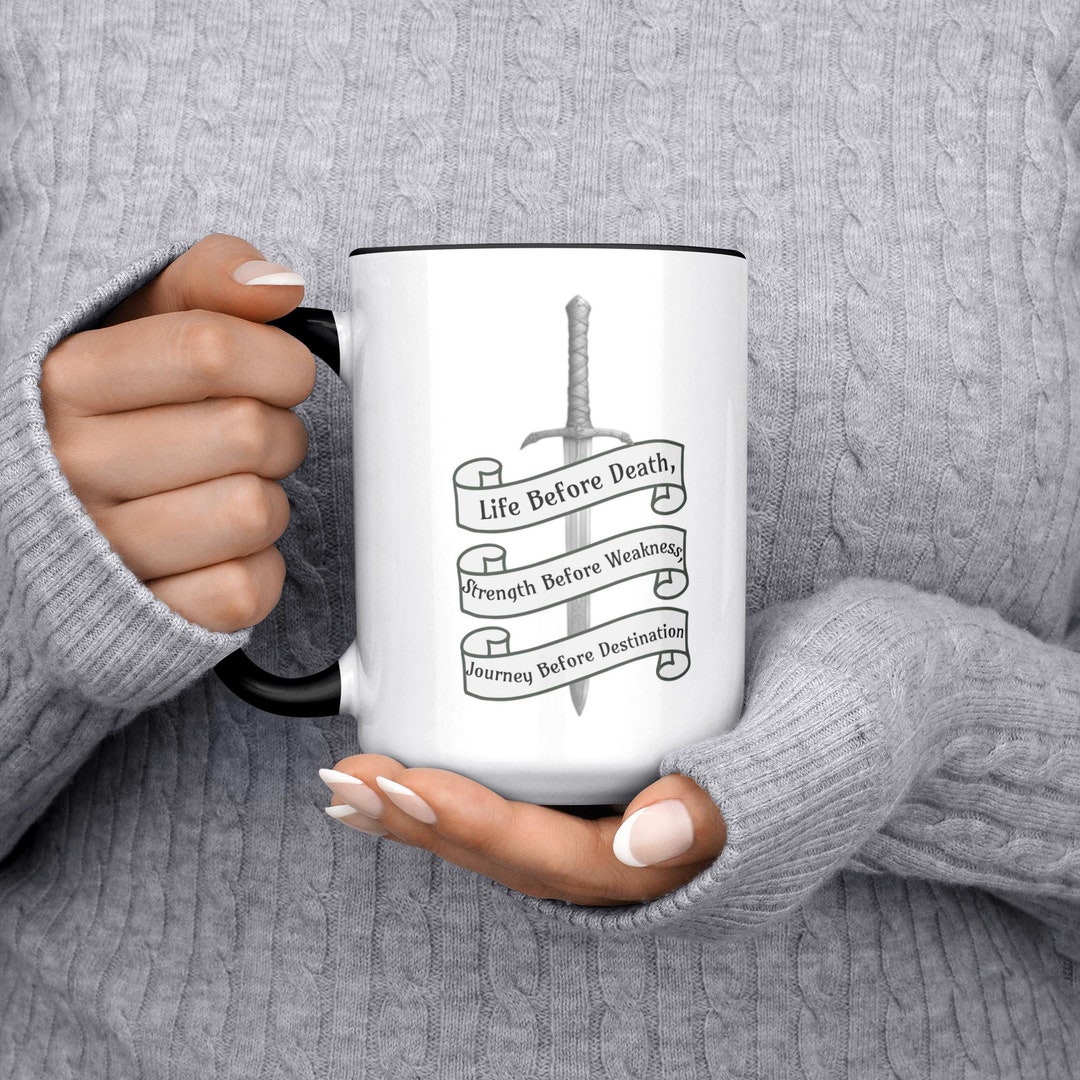 Knights Radiant Coffee Mug, Life Before Death, Stormlight Archive Mug ...