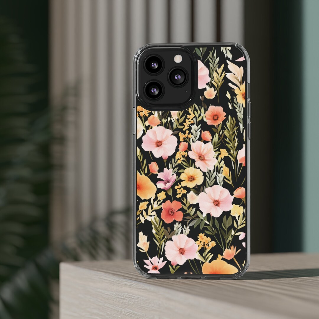 Floral Phone Case, Watercolor Cottagecore Case Compatible With Iphone ...