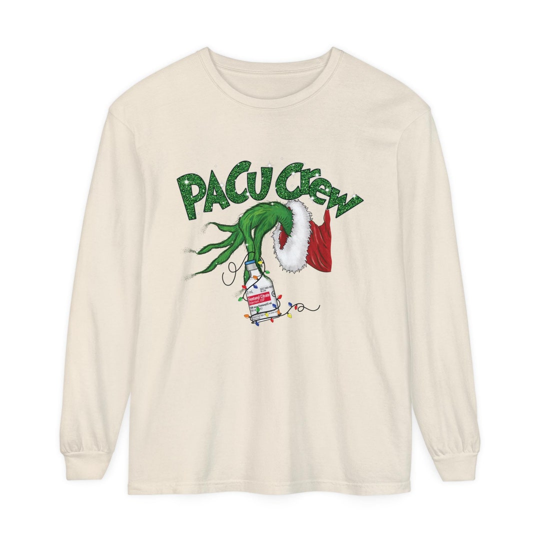 PACU Crew With Grinch Hand Unisex Long Sleeve T-shirt S-3XL - Etsy