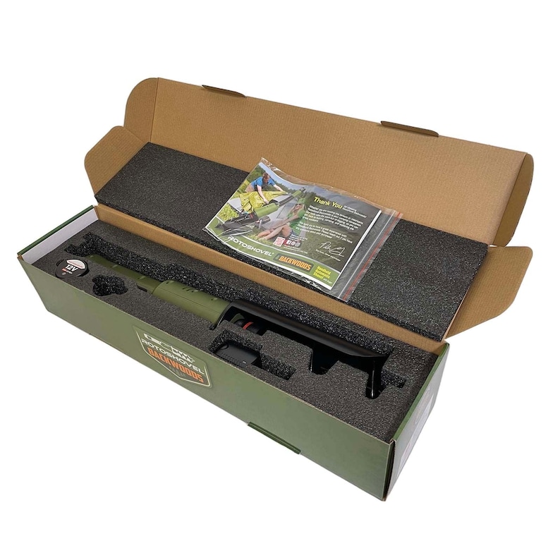 Rotoshovel Backwoods the Worlds First Automatic Handheld Shovel With an ...