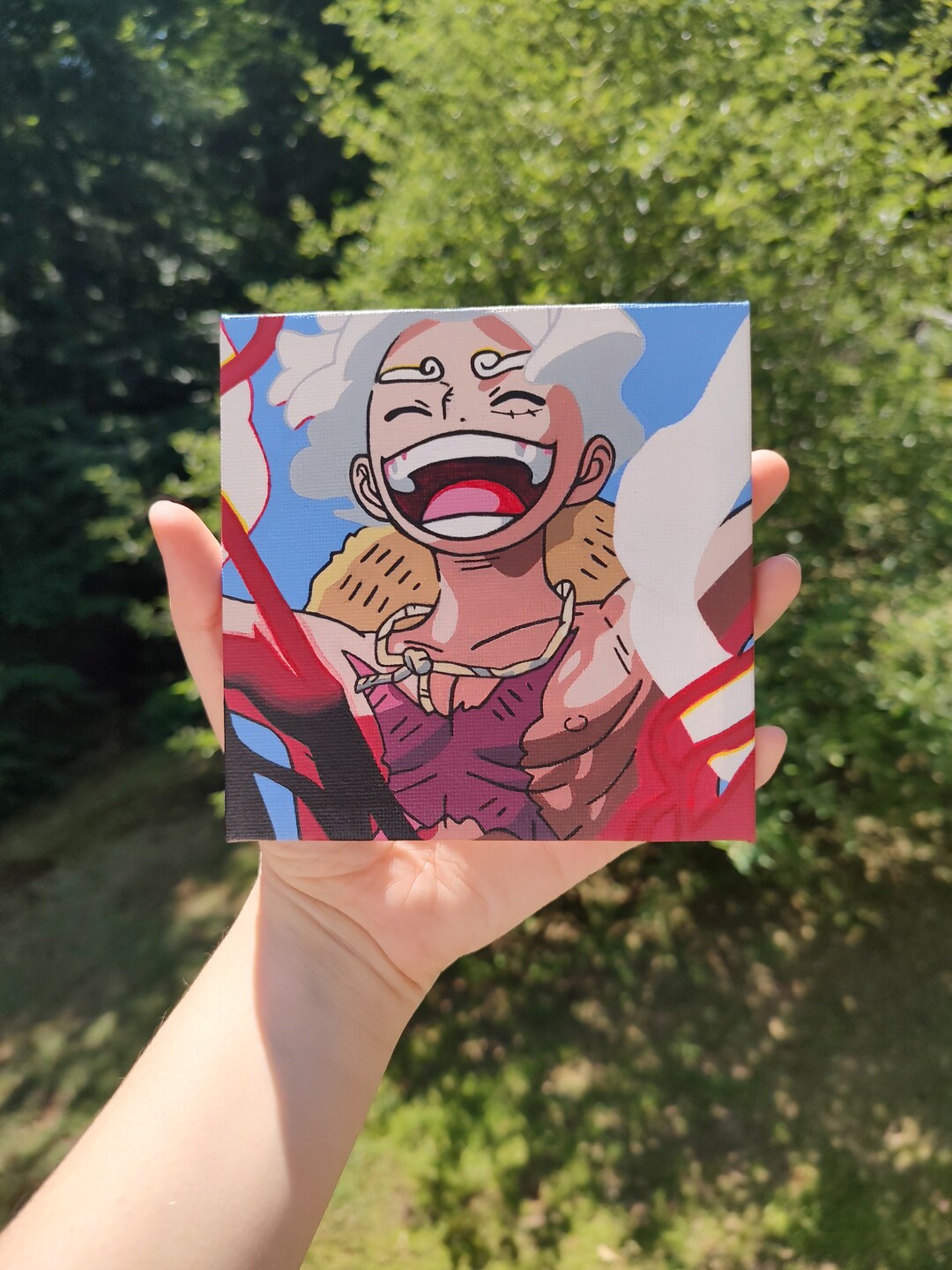 Hand Painted Anime Canvas - Etsy