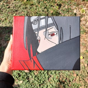 Hand Painted Anime Canvas - Etsy