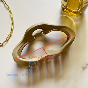 Lunar Crescent Claw Clip | Large Hair Clip | Hair Accessory | Gift for ...