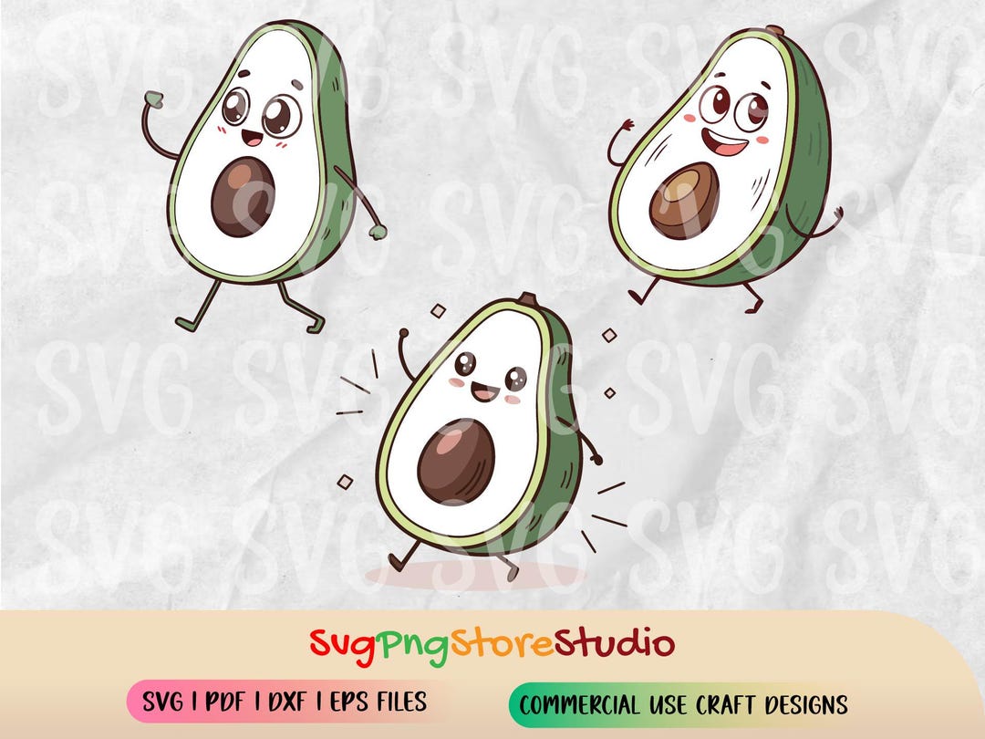 Cute Avocado Bundle Svg, Mamacado Svg, Dadacado Svg, Better Gift Design ...
