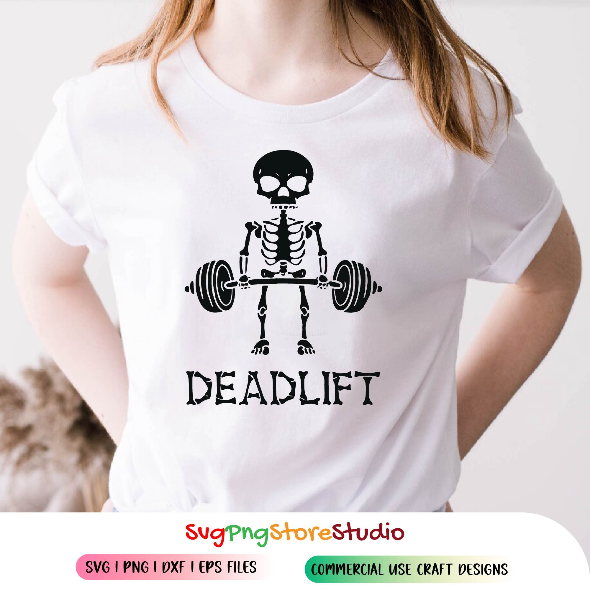 Deadlift Svg, Skeleton Deadlift SVG, Gym SVG, Workout Shirt Sticker ...
