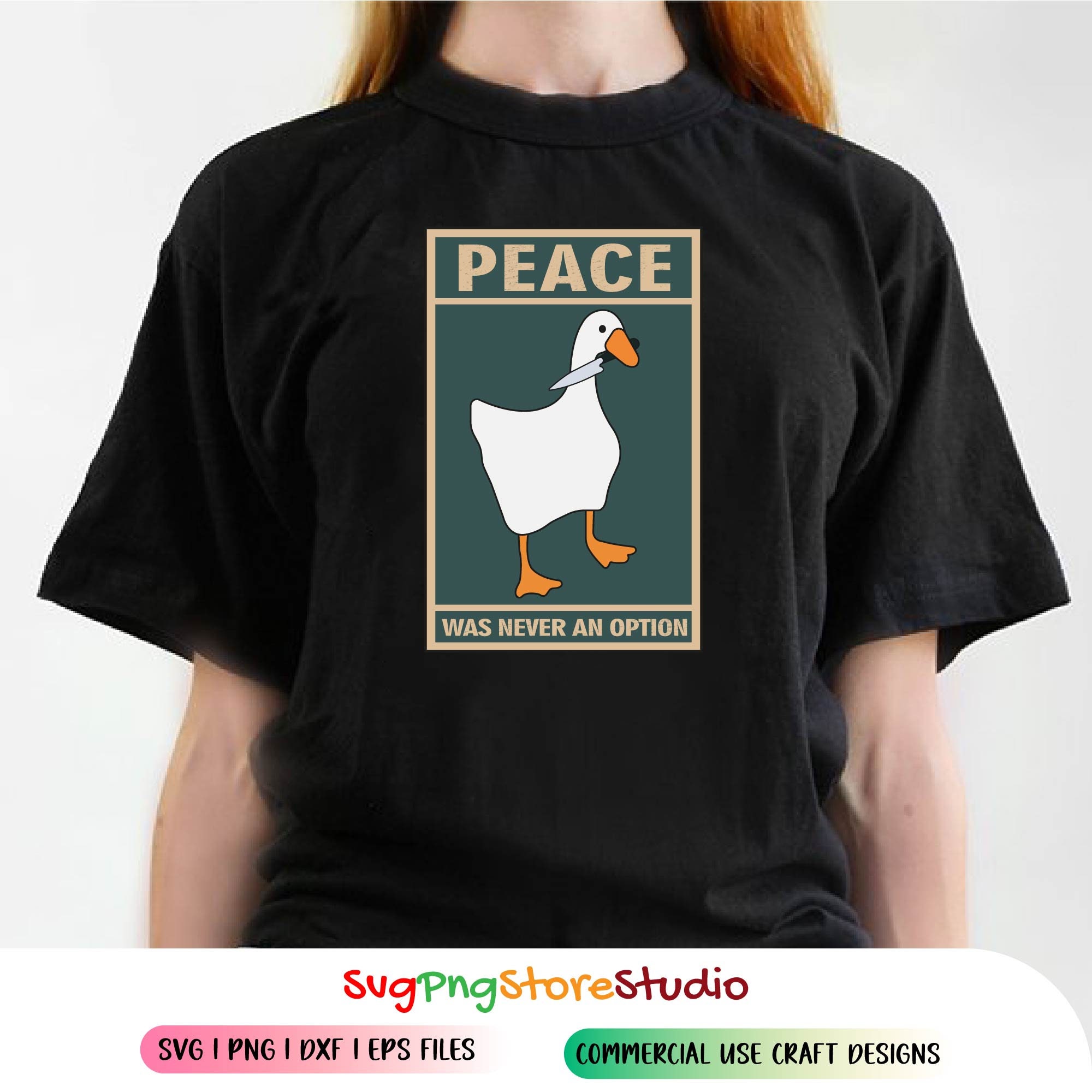 Funny Meme Duck Murder Goose SVG PNG, Silly Goose Svg, Digital ...
