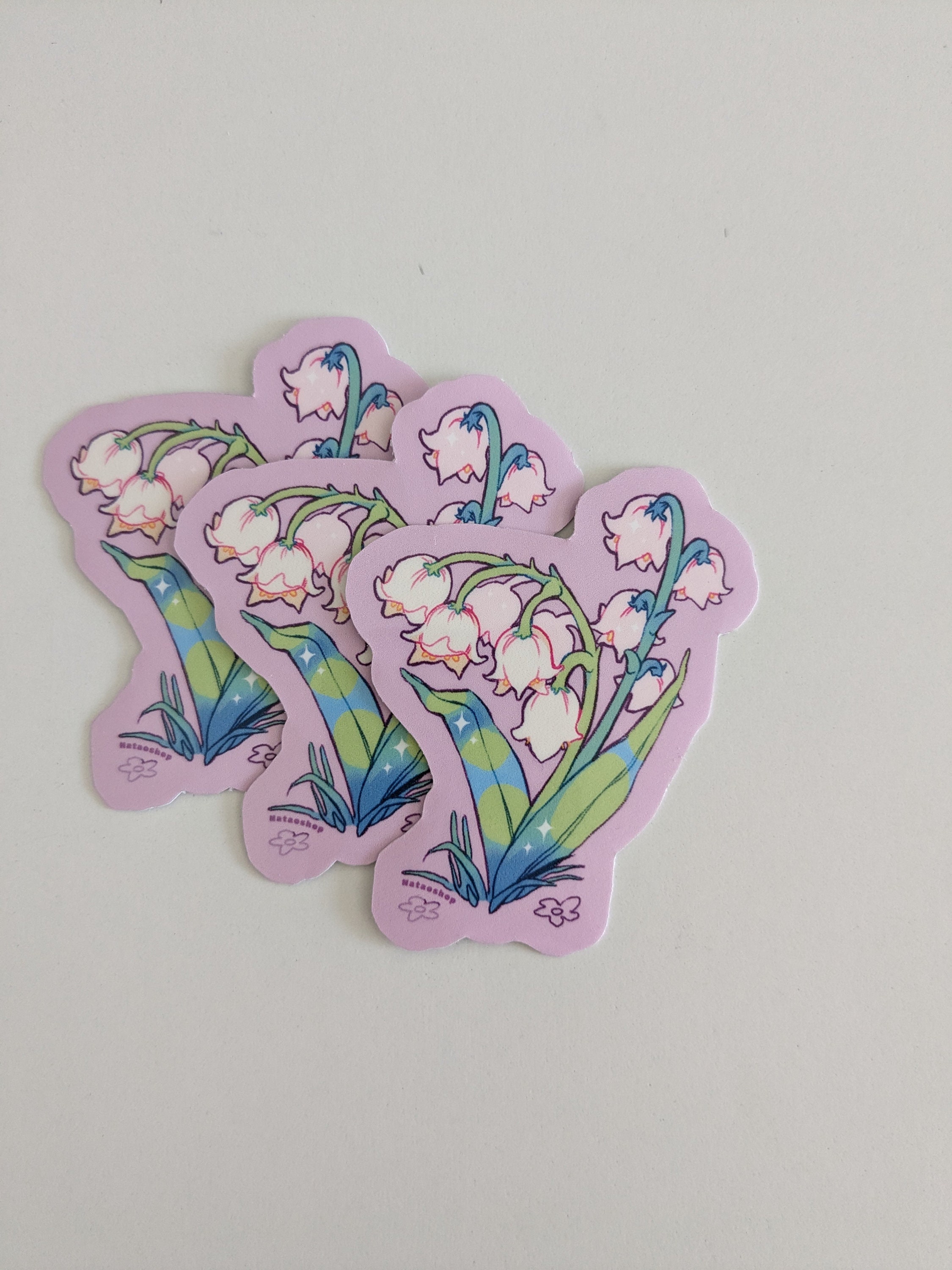 Lily of the Valley Flower Sticker - Etsy