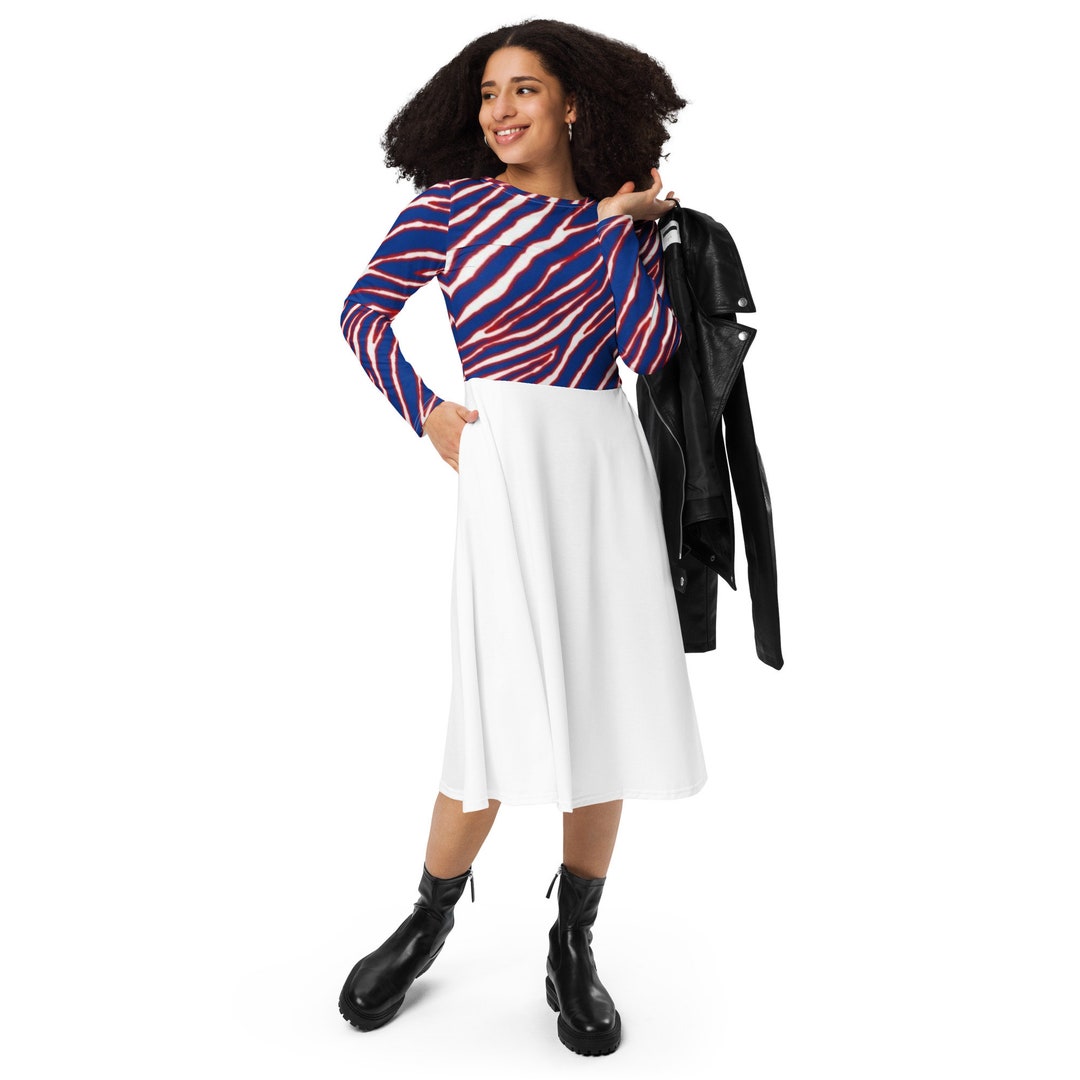 Zumba Print Midi Dress - Etsy