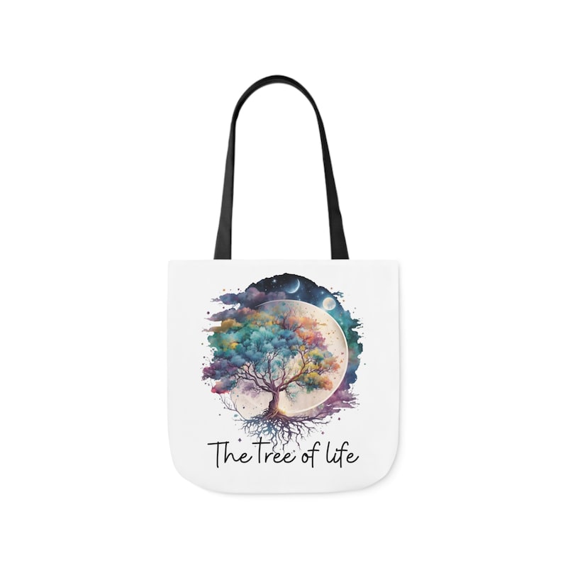 Tote Bag Tree of Life Vintage Botanical Tote Celestial Spiritual Gift ...