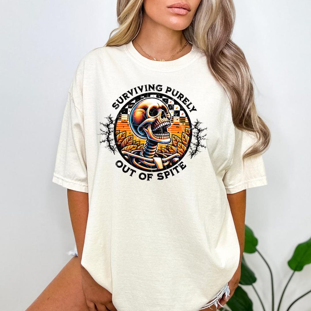 Skeleton Shirt Funny Vintage Style Skeleton Graphic Tee Dark Academia ...