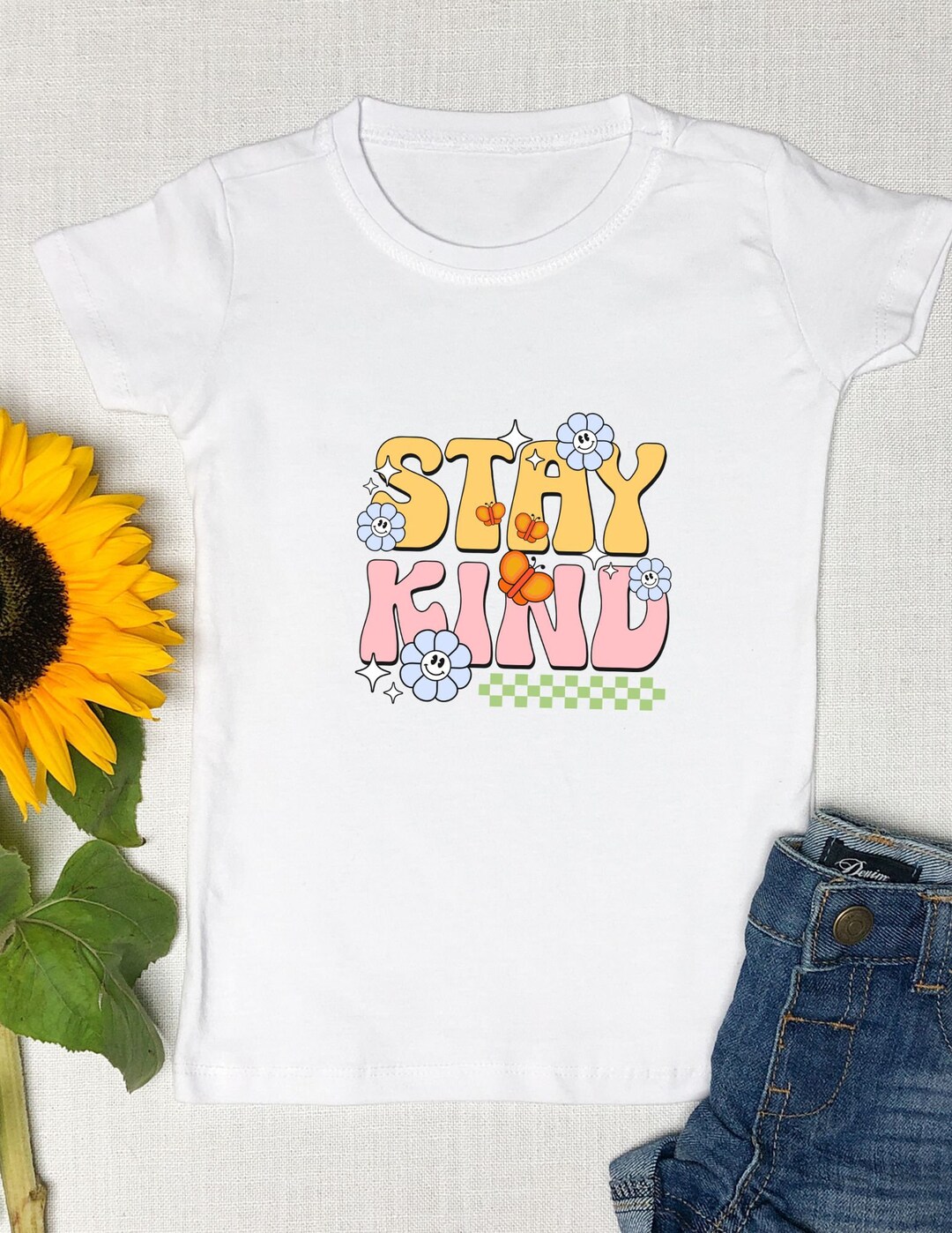 Toddler Shirtstay Kind Smiley Face Inspirational - Etsy