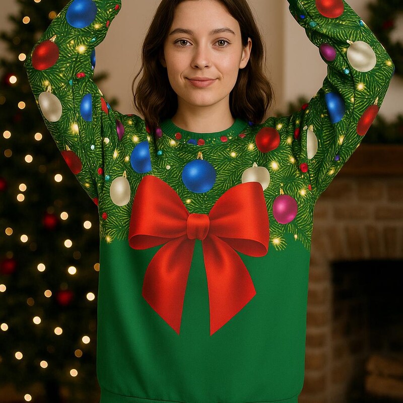 Ugly Wreath Sweater - Etsy UK