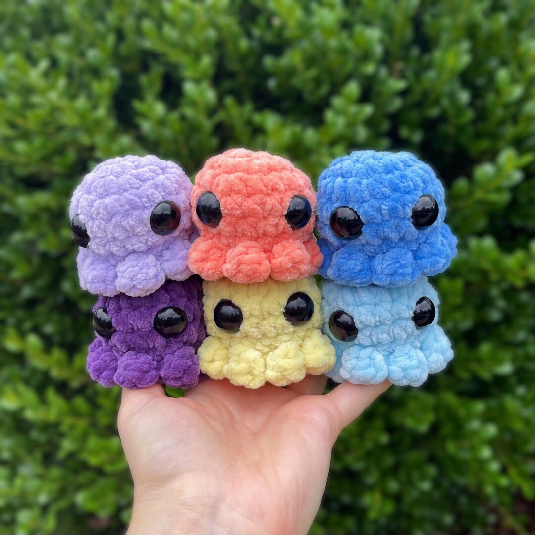 Crochet Custom Mini Octo Plushie | Crochet Octopus | Pocket Octo ...