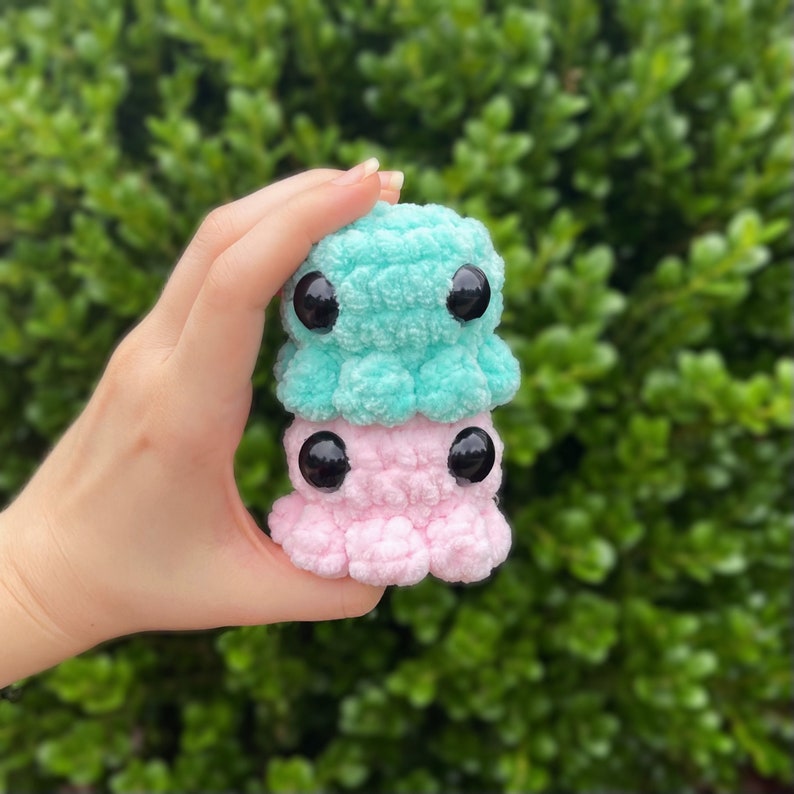 Crochet Custom Mini Octo Plushie | Crochet Octopus | Pocket Octo ...