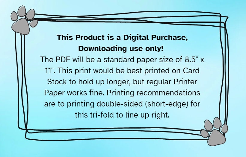 Canine Health Record Card - Etsy