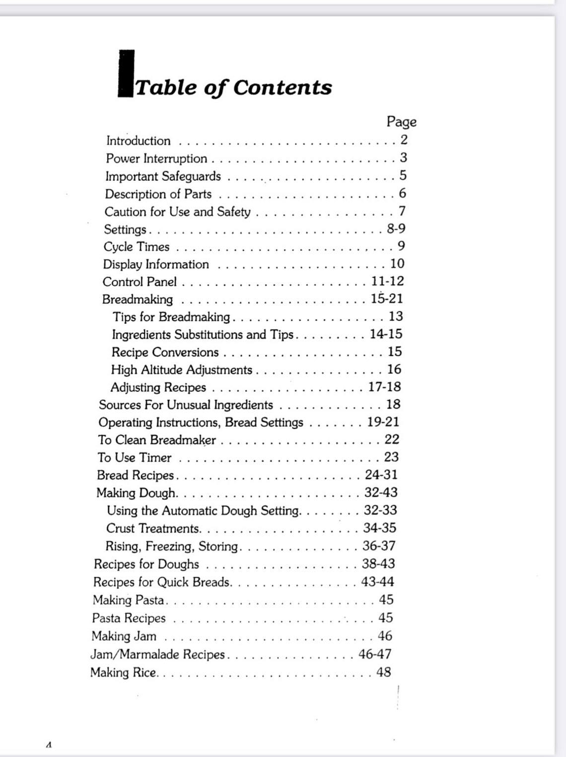 Regal C6750 K6750 Bread Maker Machine Owner Manual & Cookbook Digital ...
