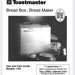 Toastmaster 1195 Bread Box Bread Maker Machine Use and Care Manual 31 ...