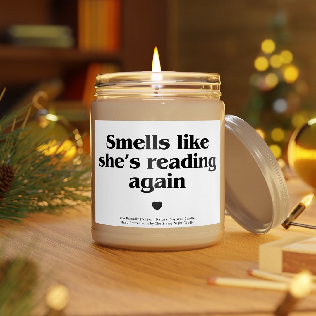 Smells Like She's Reading Again Candle ,funny Candle, Birthday Gifts ...